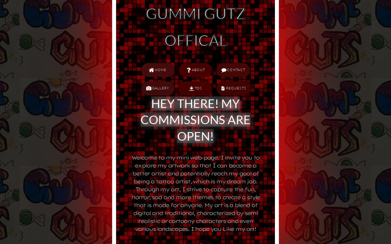 Gummi Gutz Art Page